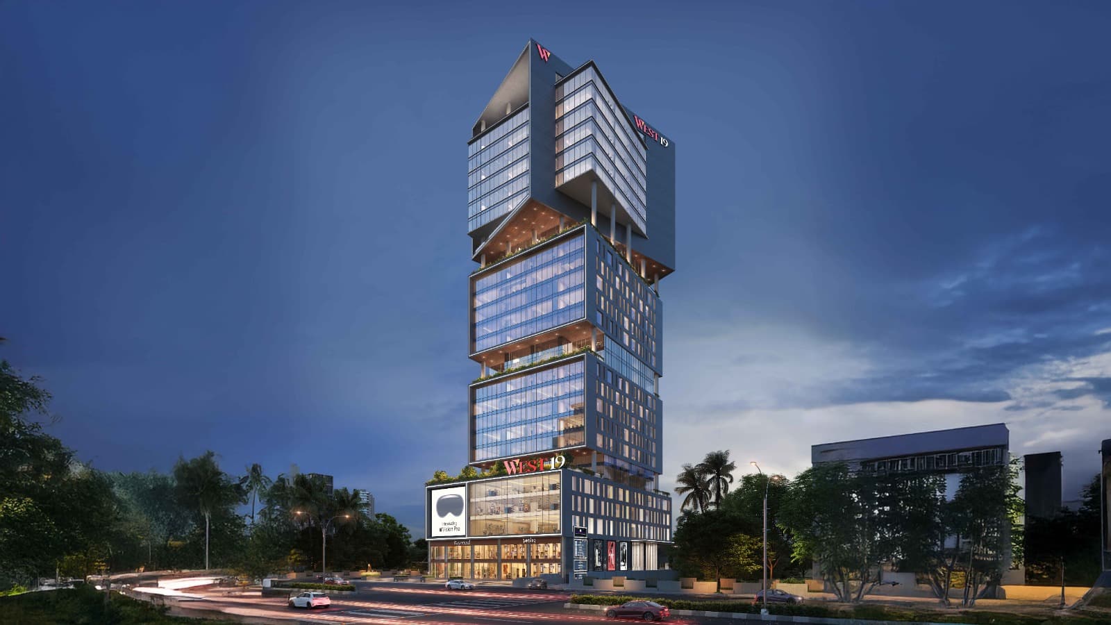 Kukreja West 19 | Nagpur's Tallest Commercial Tower